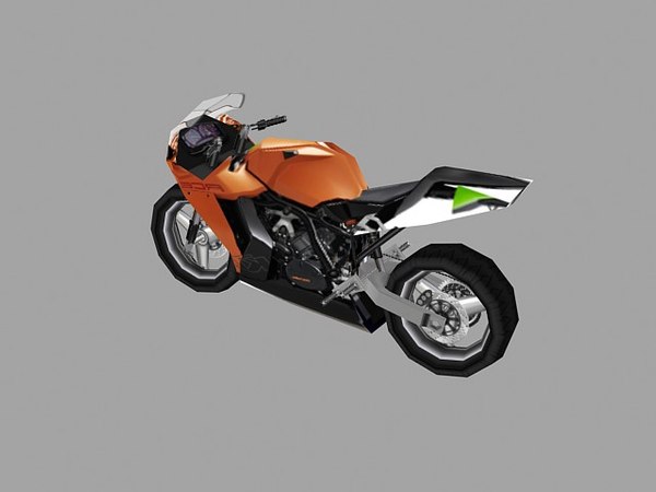 3d model sport bike