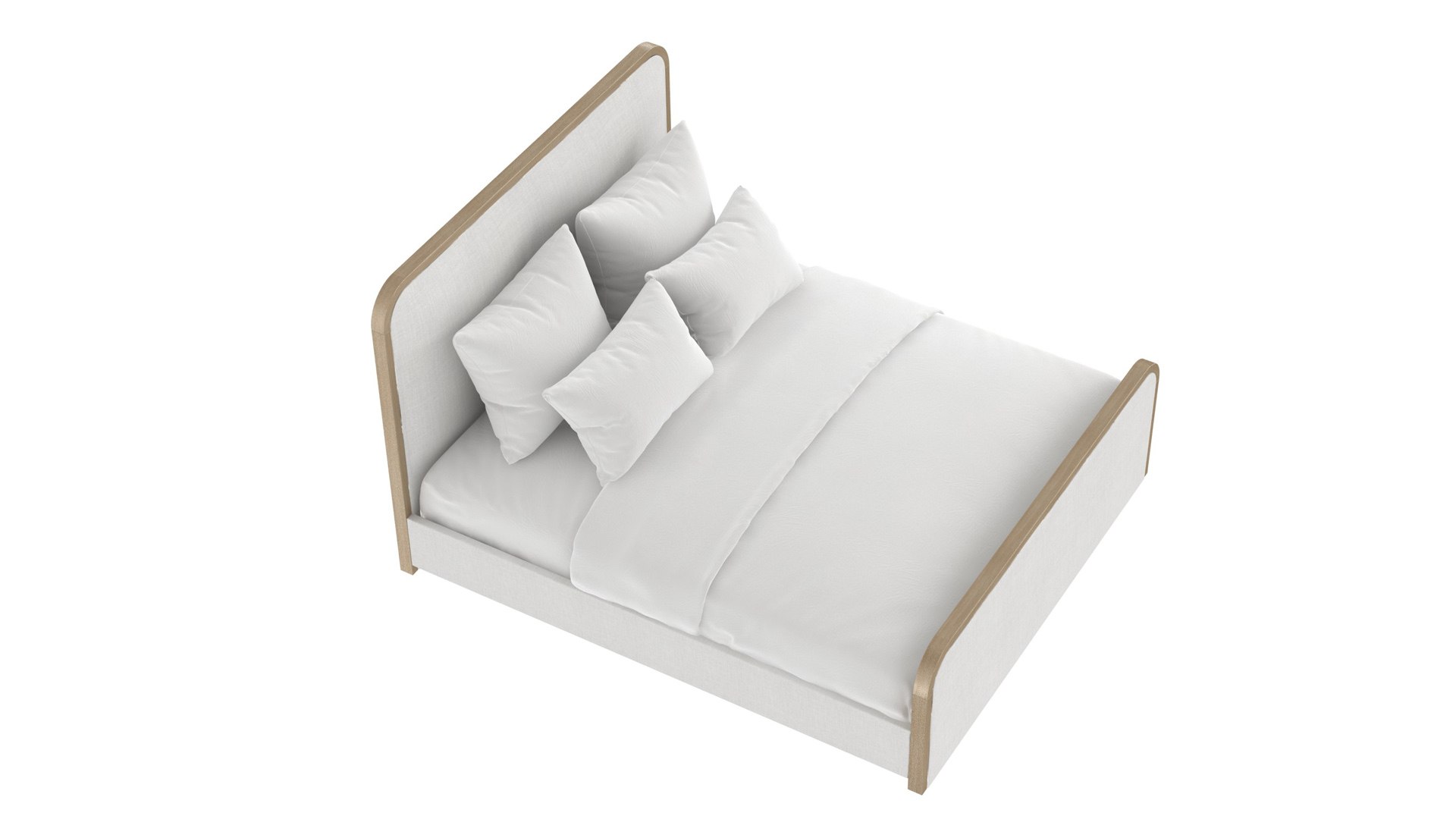 HW Home Vance Bed Model - TurboSquid 1936756