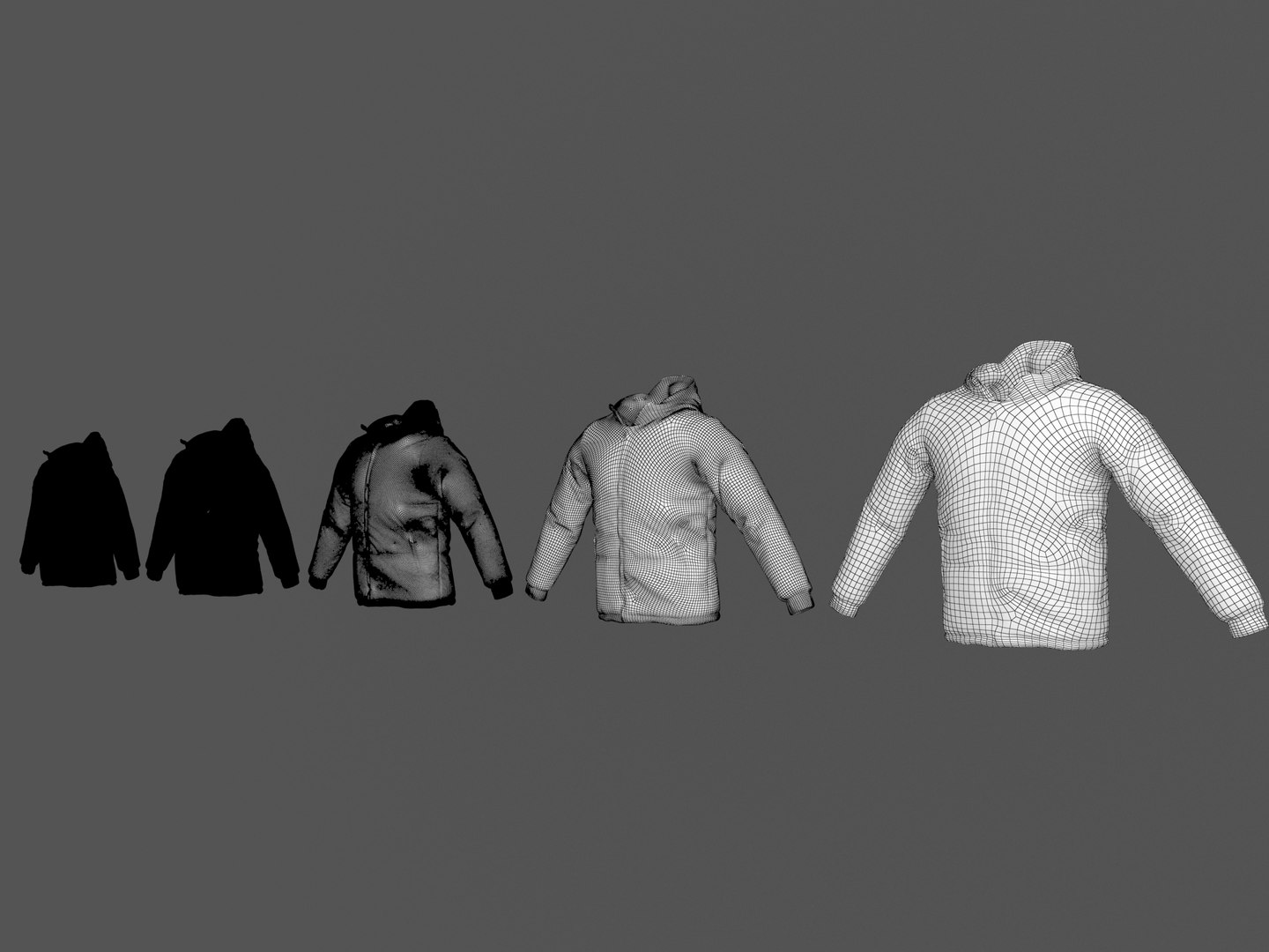 3D Snowboard Jacket Model - TurboSquid 1858585