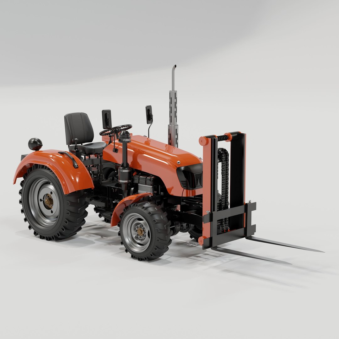 Mini Tractor Model - TurboSquid 2105134