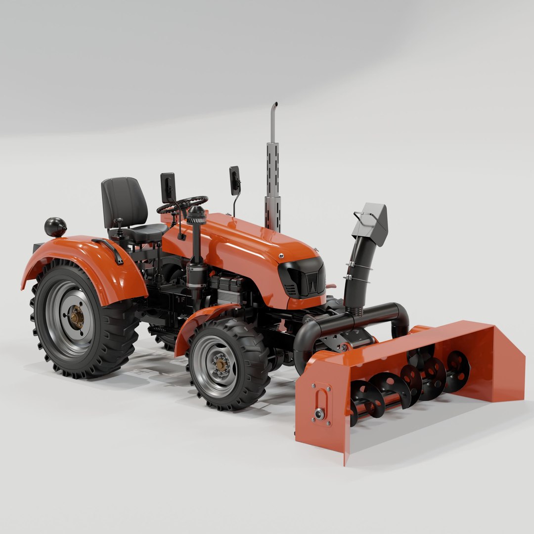 Mini Tractor Model - TurboSquid 2105134
