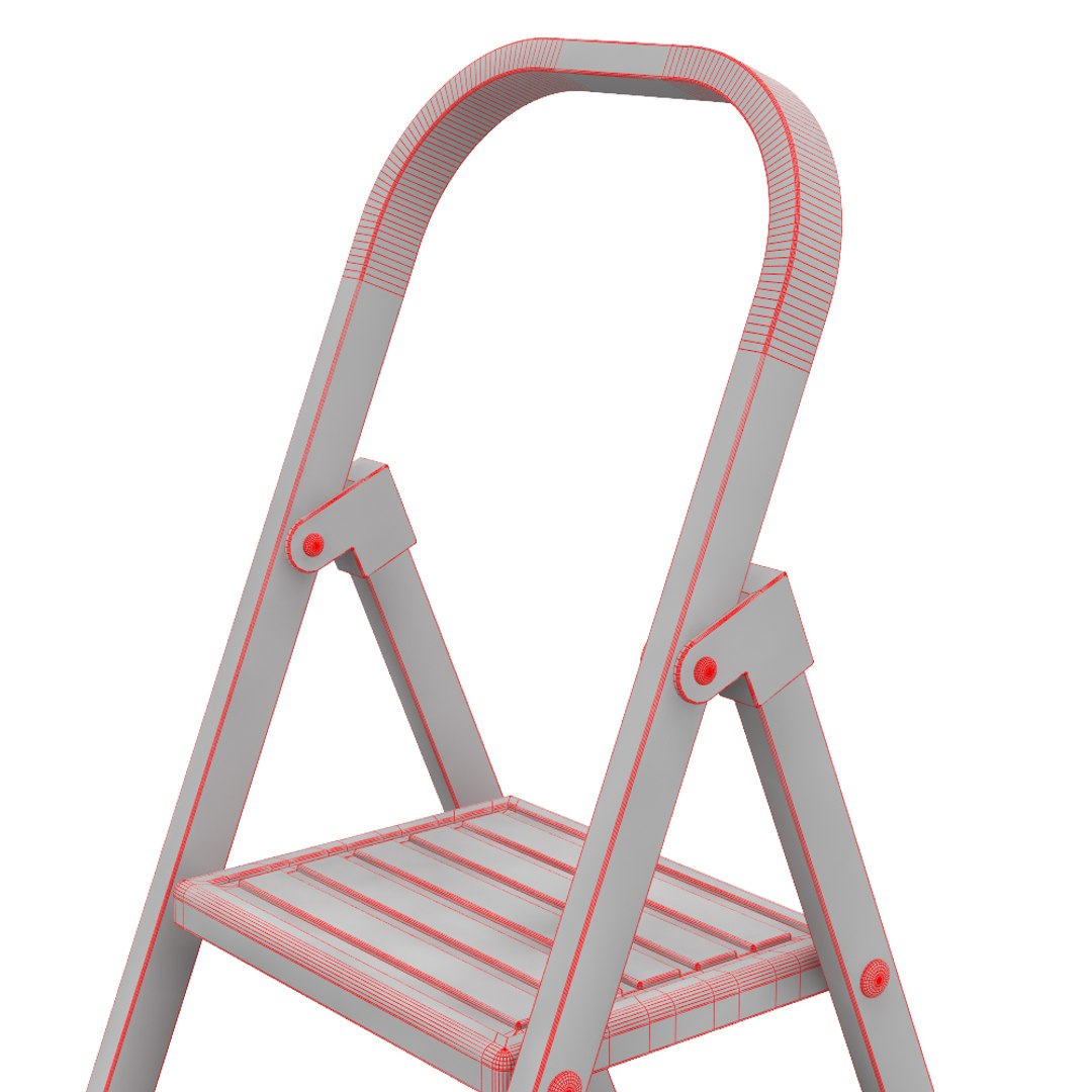 3d Ladder Step Step-ladder