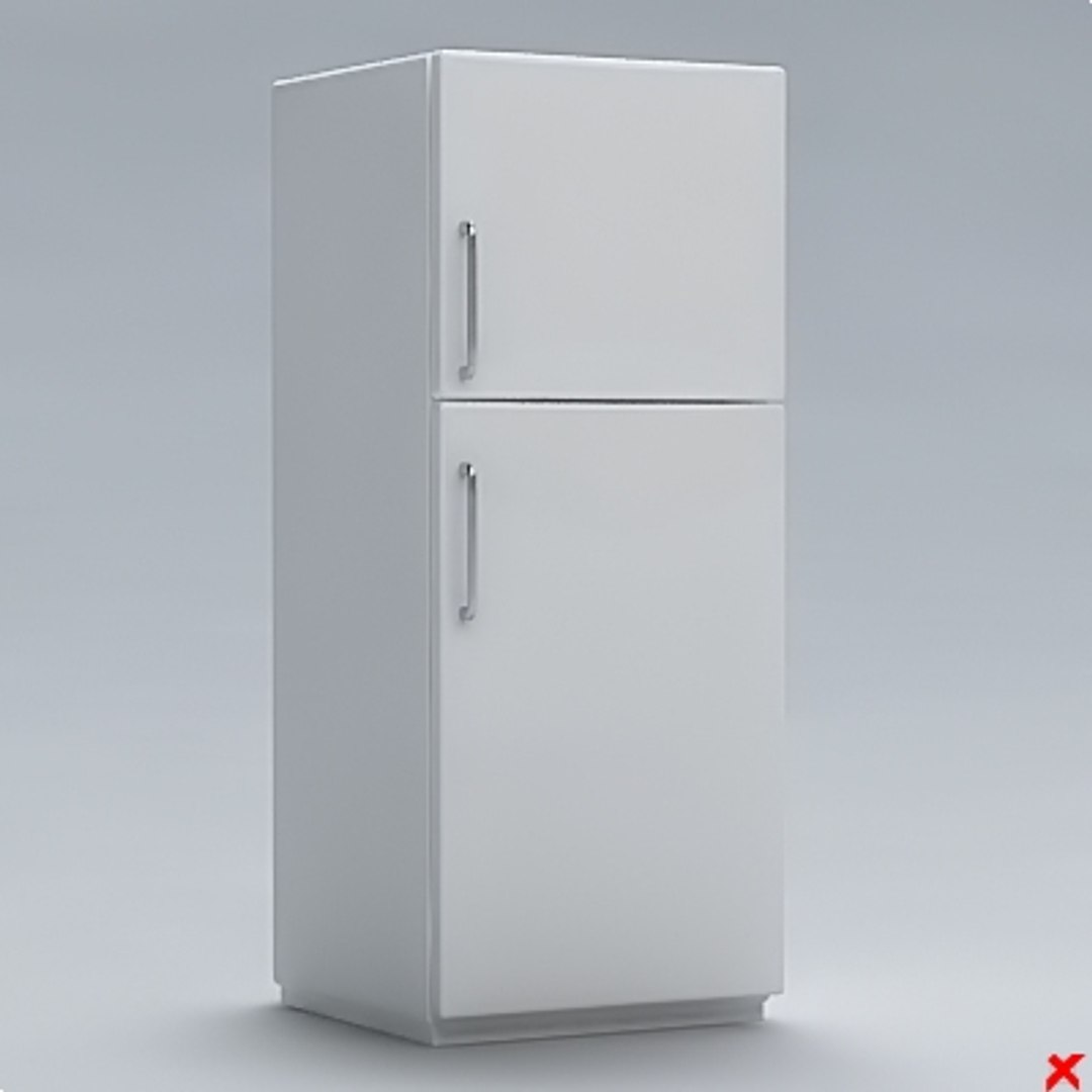 refrigerator 3d dxf