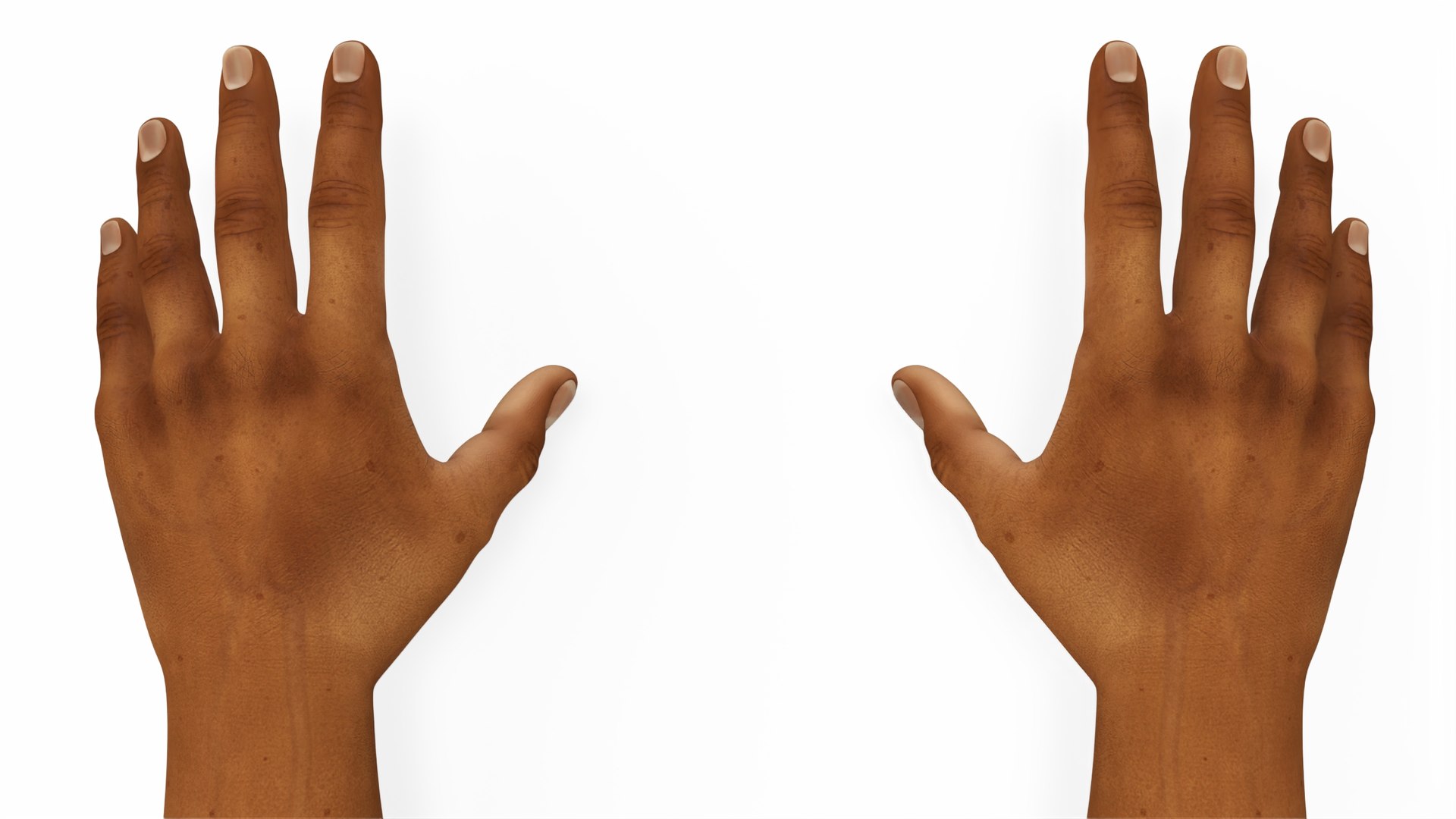 African Man Hands Rigged 3D - TurboSquid 2180226