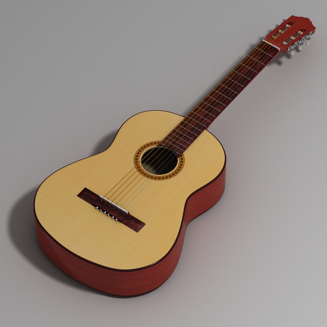 Classical Guitar 3D Model - TurboSquid 1709774
