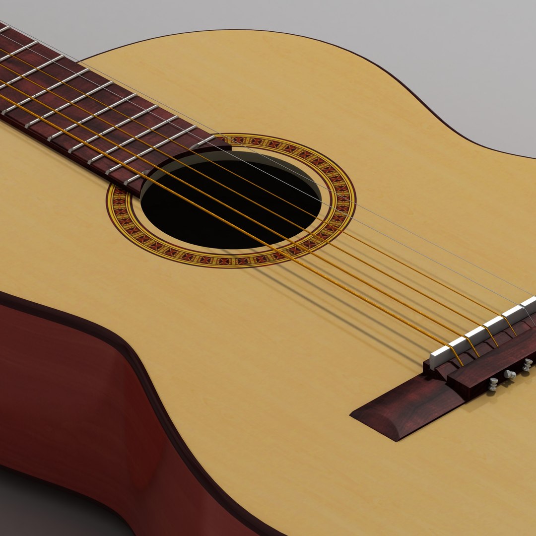 Classical Guitar 3D Model - TurboSquid 1709774
