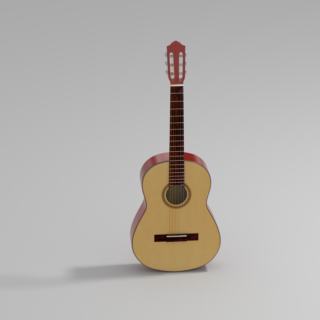 Classical Guitar 3D Model - TurboSquid 1709774