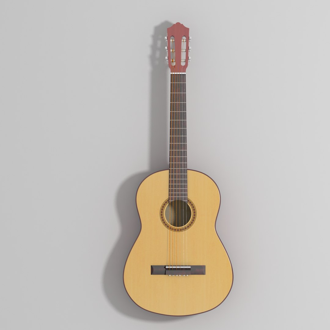 Classical Guitar 3D Model - TurboSquid 1709774