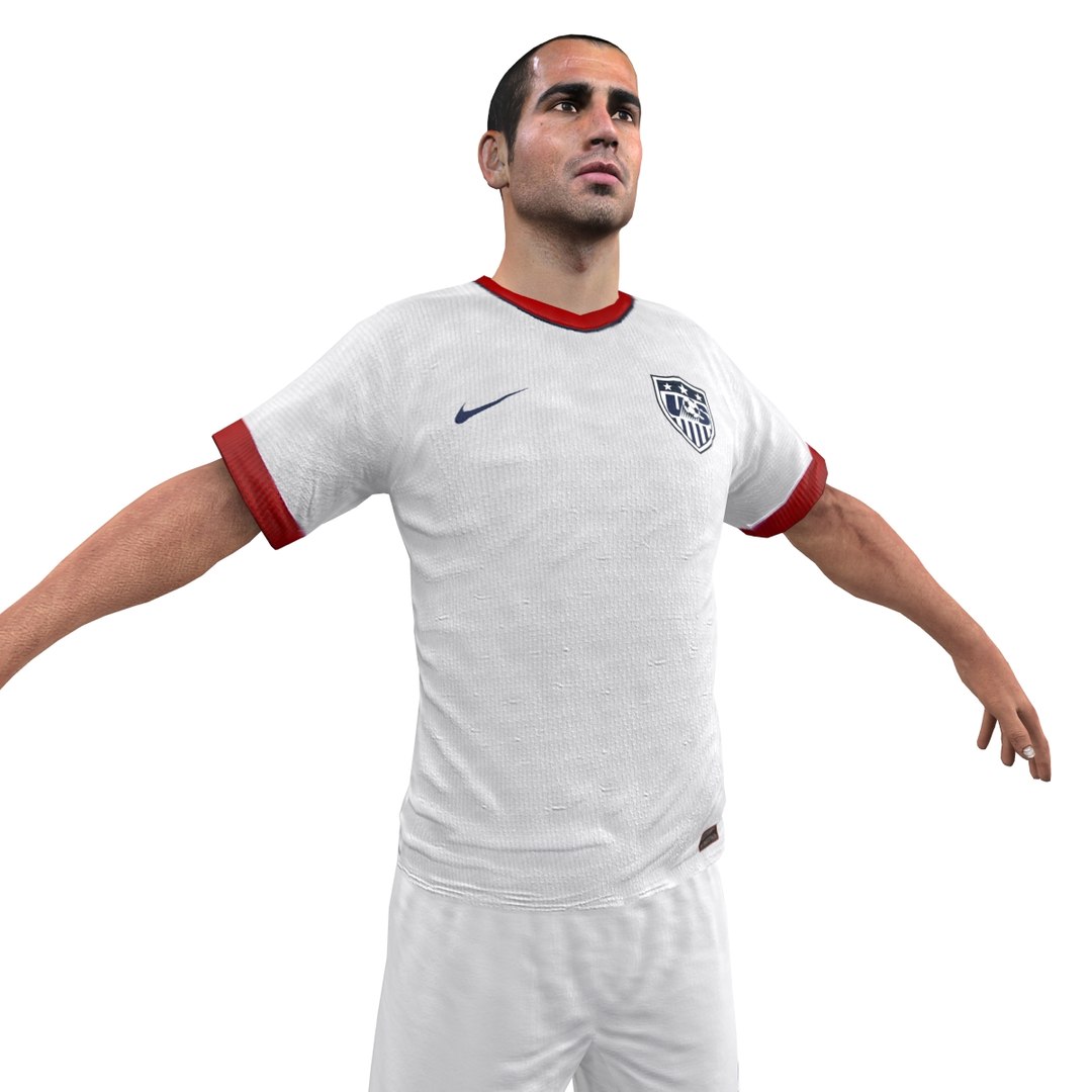 3d Obj Soccer Player 2