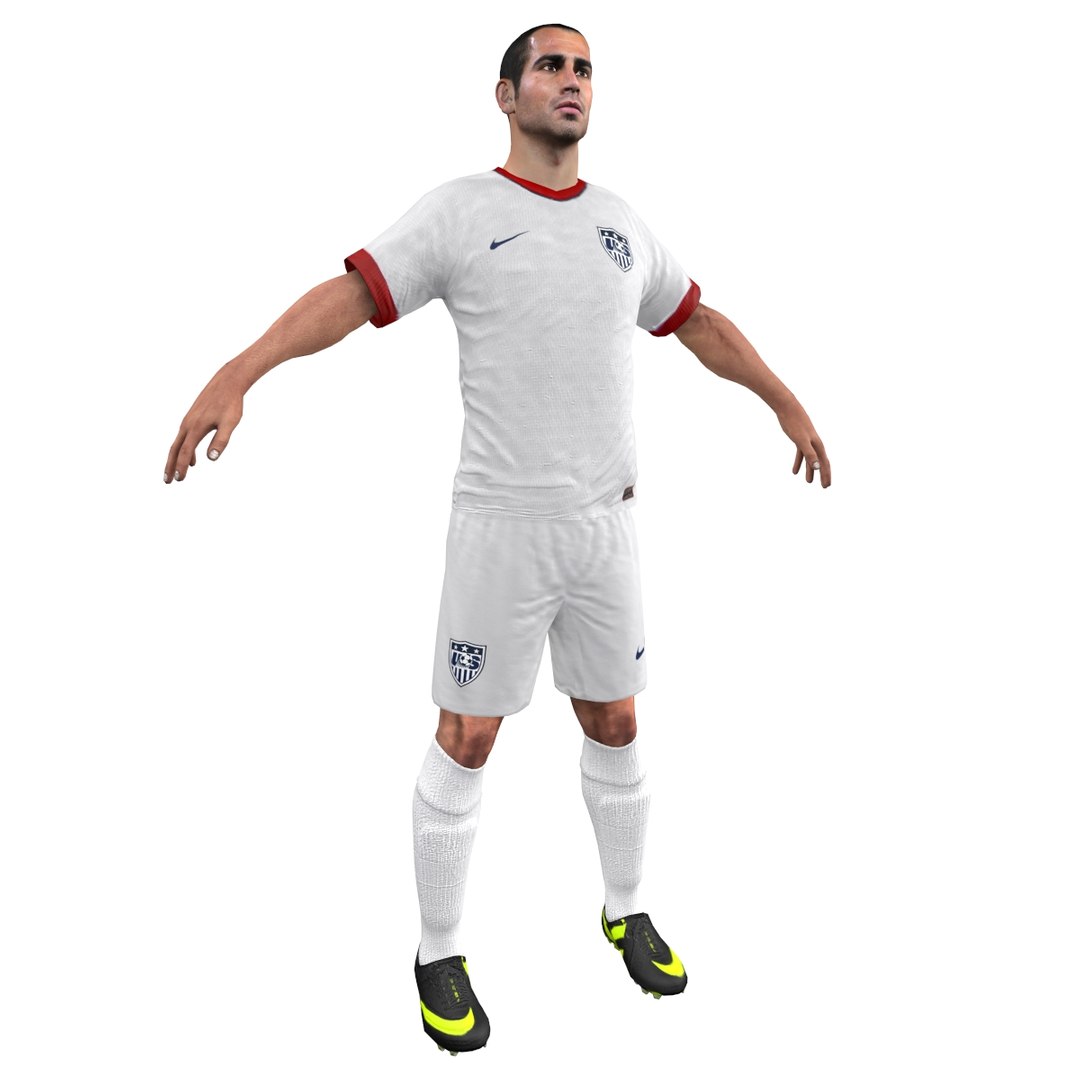 3d Obj Soccer Player 2
