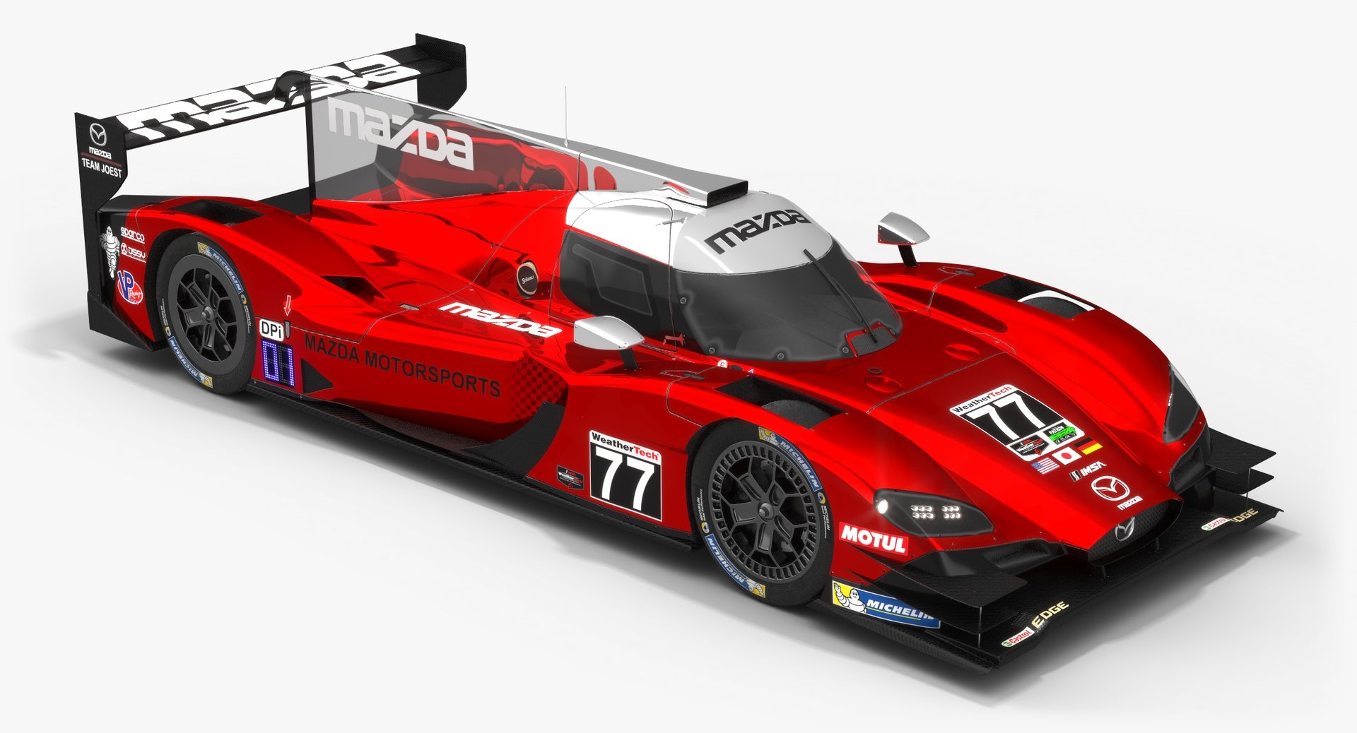 Mazda Rt24-p Imsa Season Model - TurboSquid 1406635