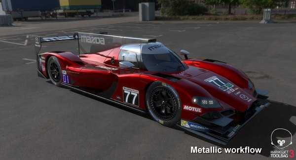 modelo 3d Mazda RT24-P IMSA Temporada 2019 - TurboSquid 1406635