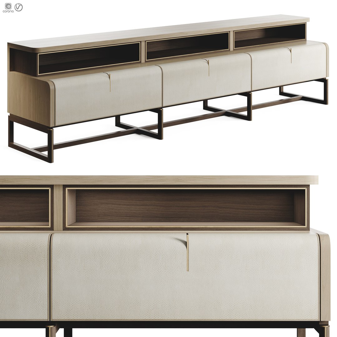 Frato ARLES TV UNIT Sideboard 3D Model - TurboSquid 2180907