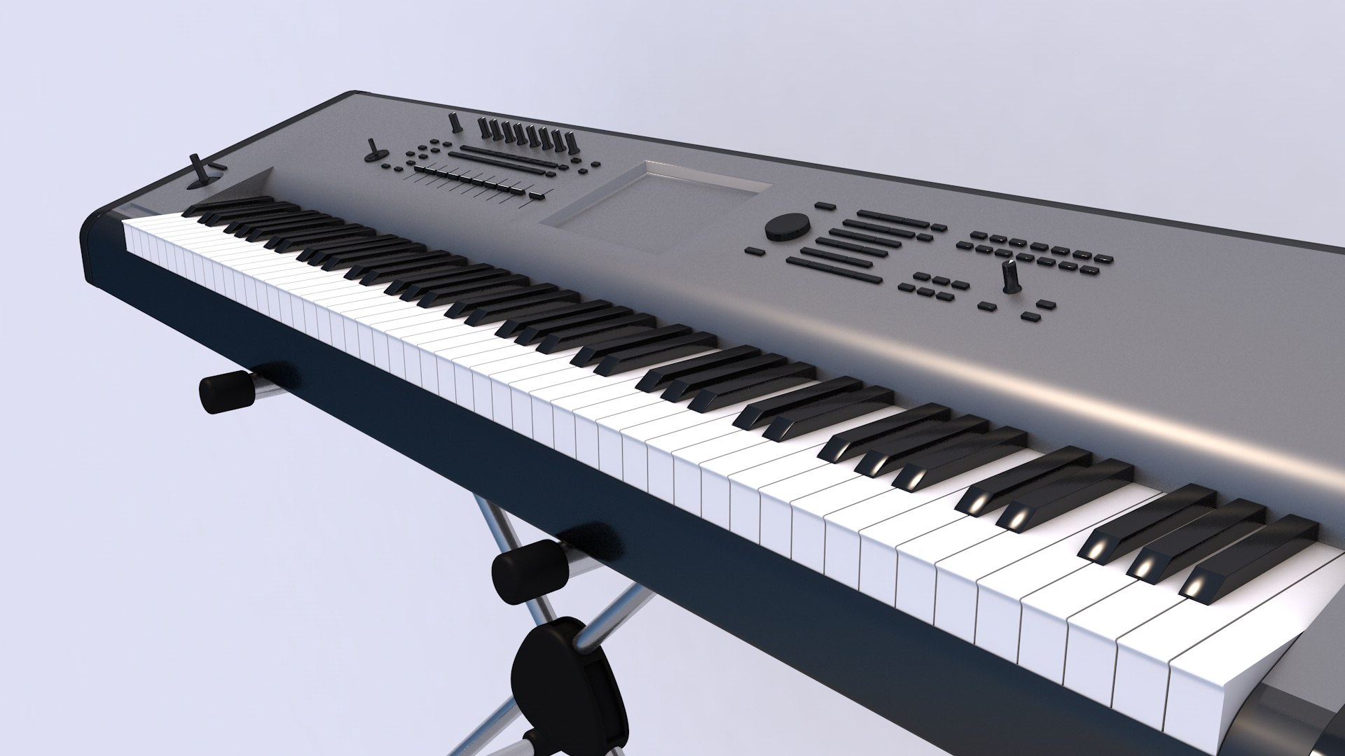 Synth Keyboard Korg 3D model - TurboSquid 1744500