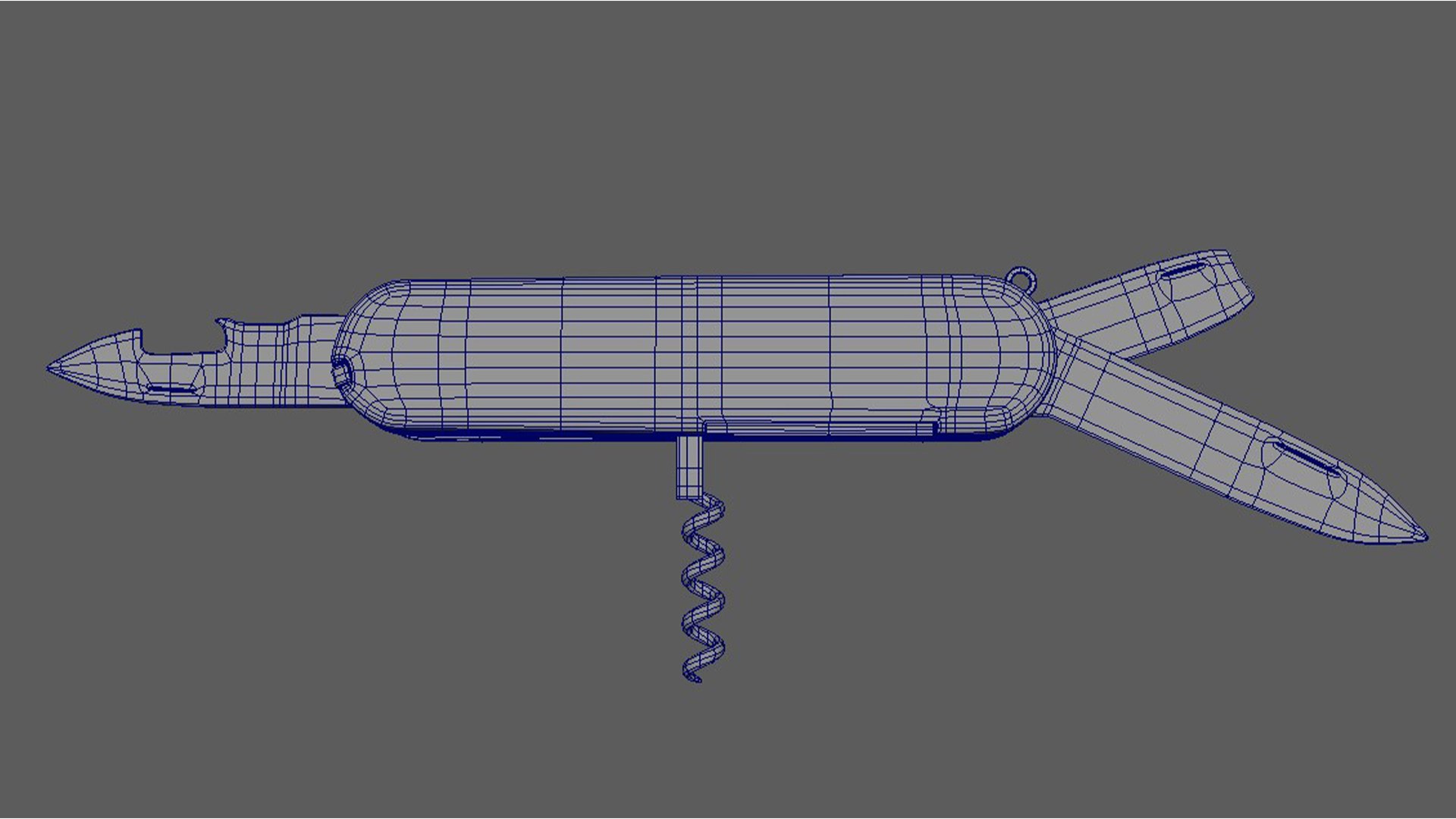 Swiss army knife 3D model - TurboSquid 1726990