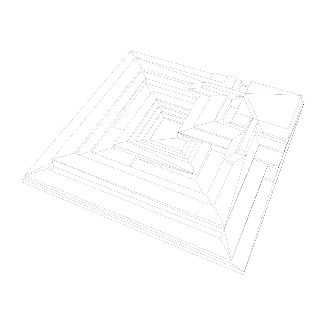Ennis House Tiles - 3D Model - TurboSquid 1323453