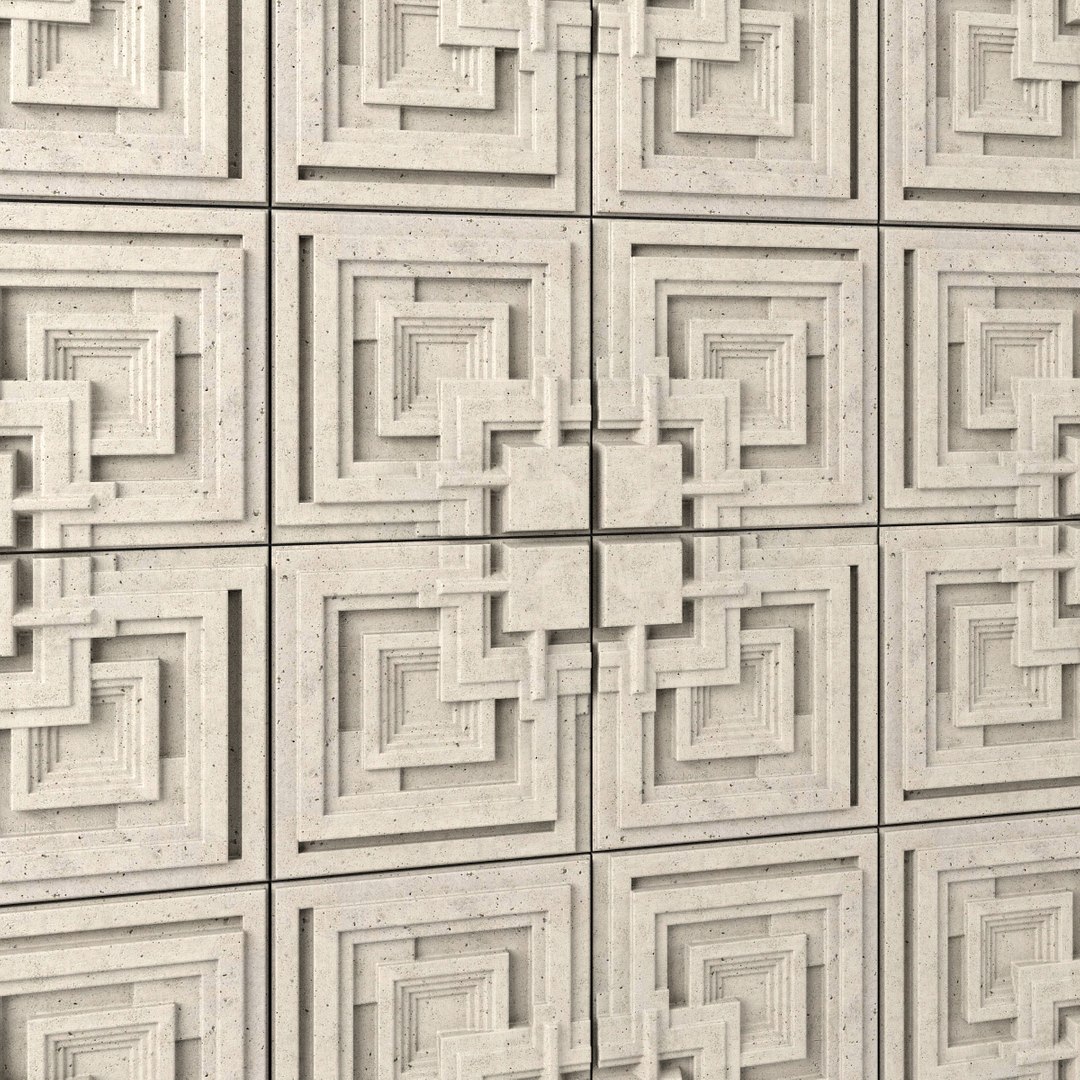 Ennis House Tiles - 3D Model - TurboSquid 1323453
