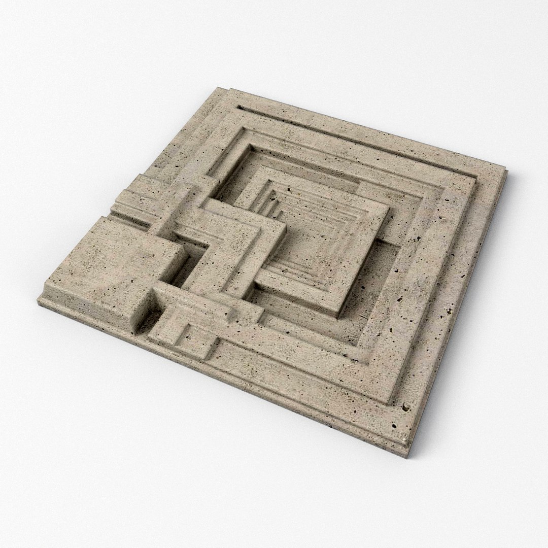 Ennis House Tiles - 3D Model - TurboSquid 1323453