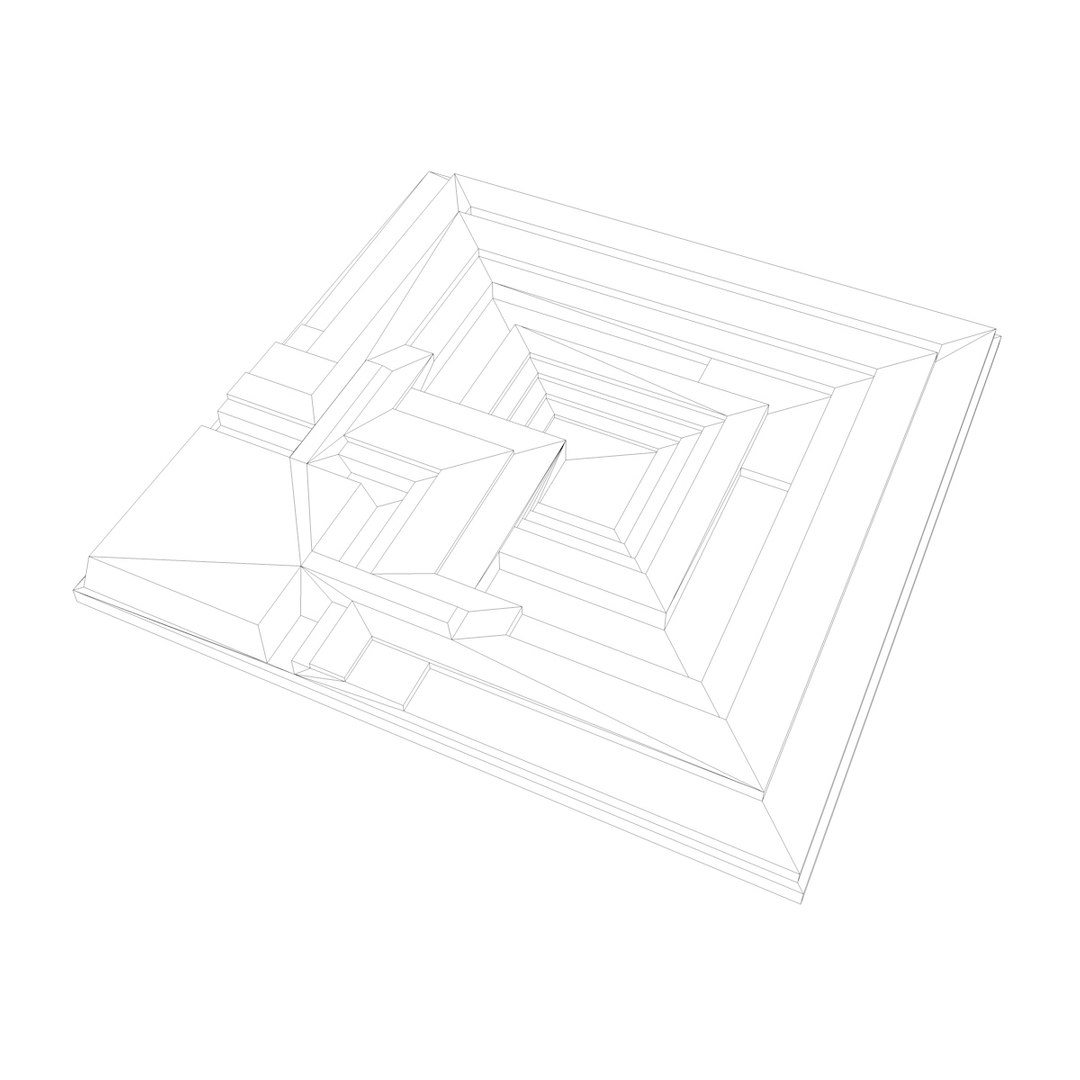 Ennis House Tiles - 3D Model - TurboSquid 1323453