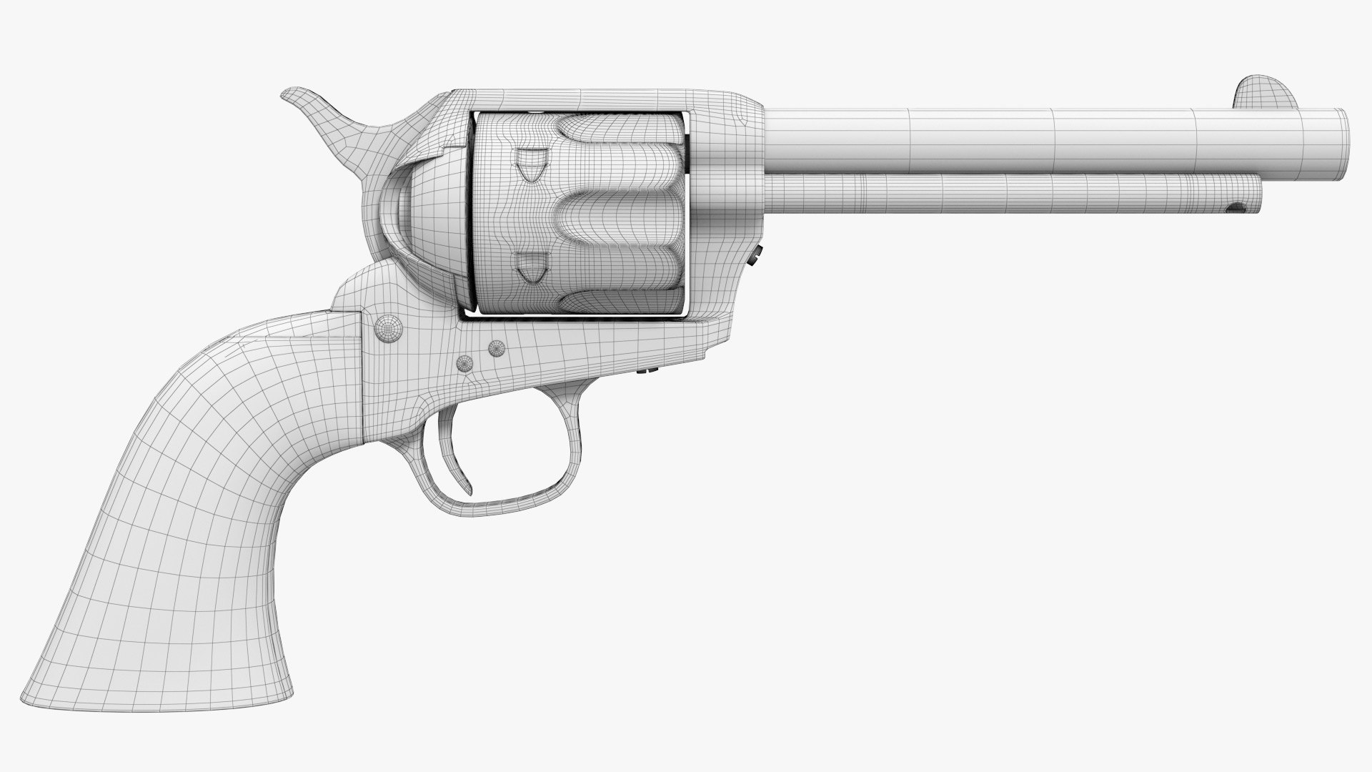 3D Western Gun Belt And Revolver 8K PBR Textures - TurboSquid 2087767