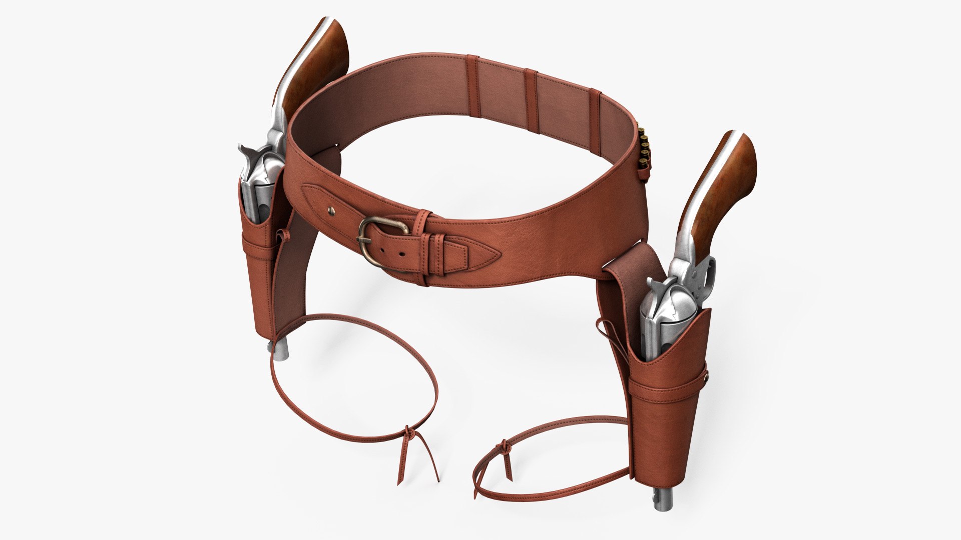3D Western Gun Belt And Revolver 8K PBR Textures - TurboSquid 2087767