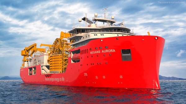 modelo 3d Buque Capa Cable Nexans Aurora - TurboSquid 2170440