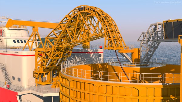 modelo 3d Buque Capa Cable Nexans Aurora - TurboSquid 2170440