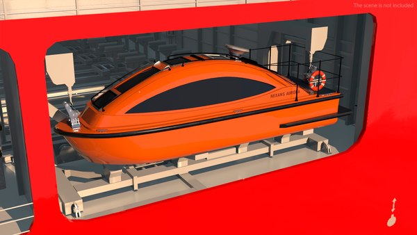 modelo 3d Buque Capa Cable Nexans Aurora - TurboSquid 2170440