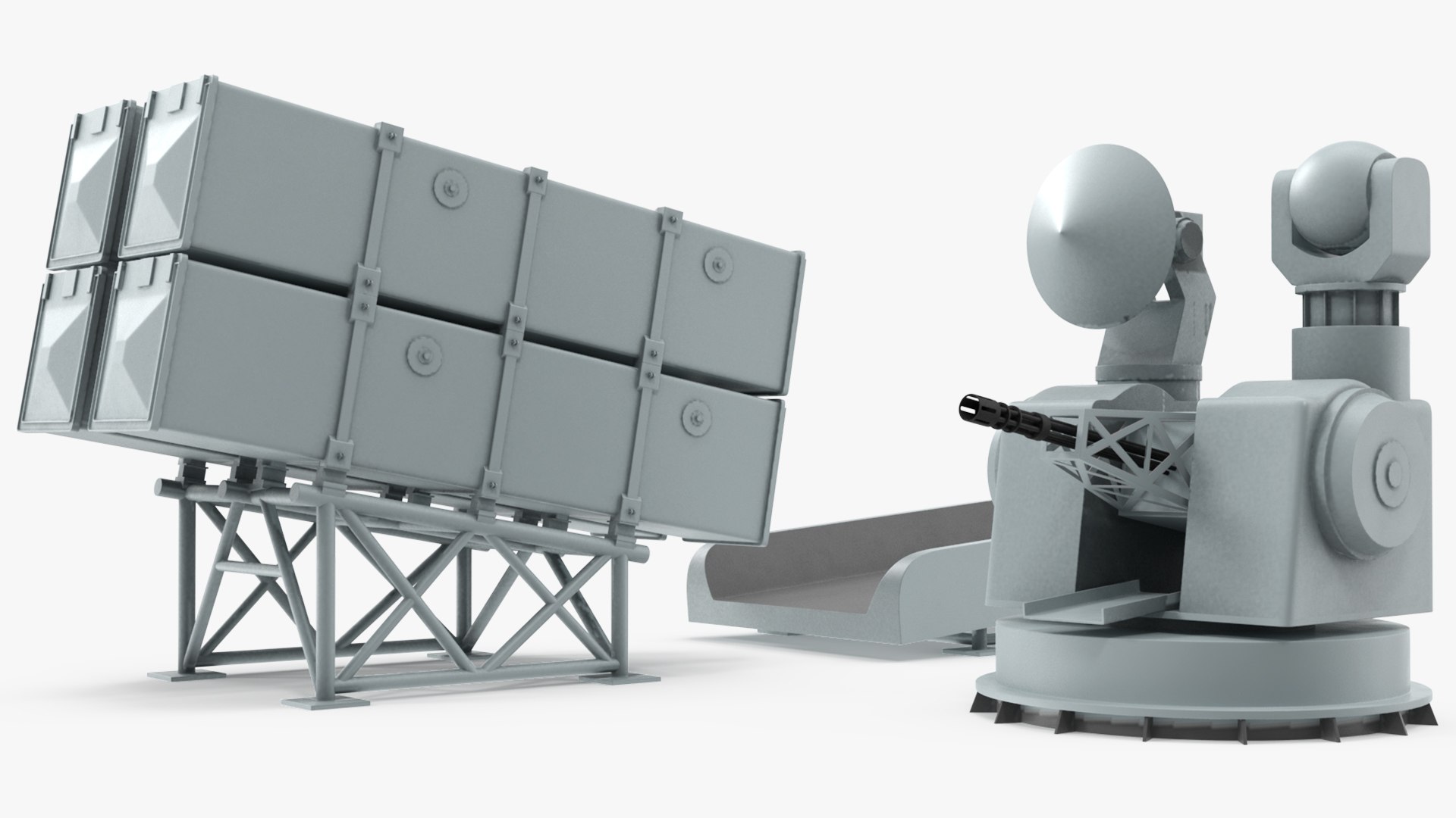 Frigate Armament Set model - TurboSquid 1805450