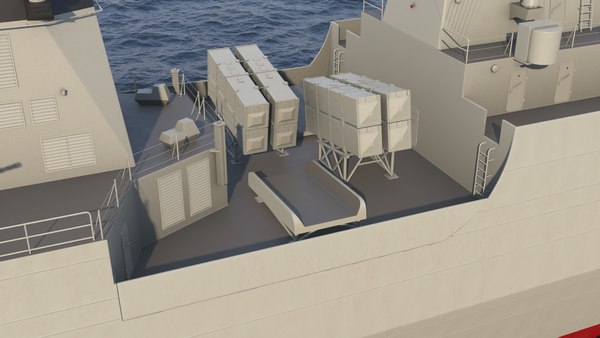 Frigate Armament Set model - TurboSquid 1805450
