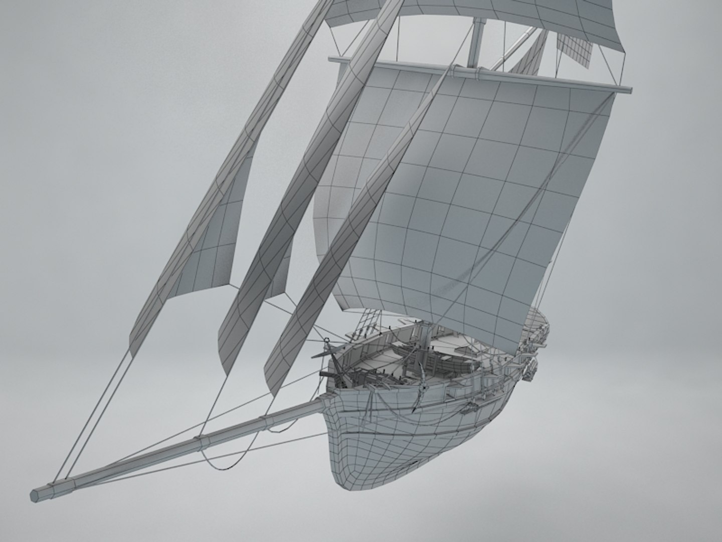 3D Model Ship Cutter - TurboSquid 1244333