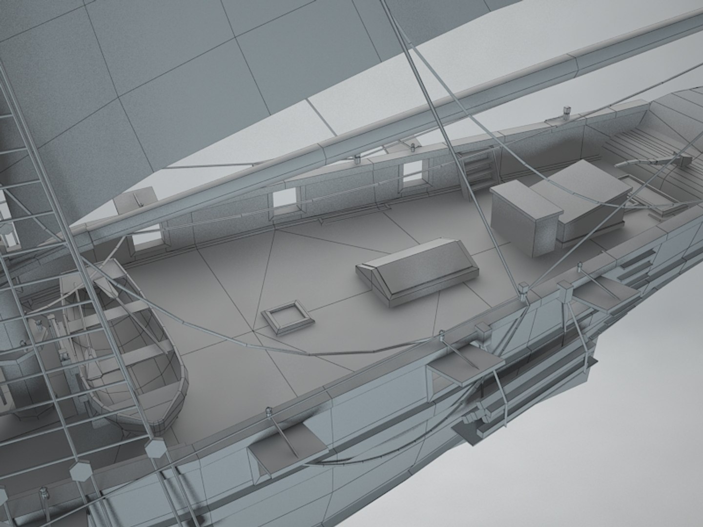 3D Model Ship Cutter - TurboSquid 1244333