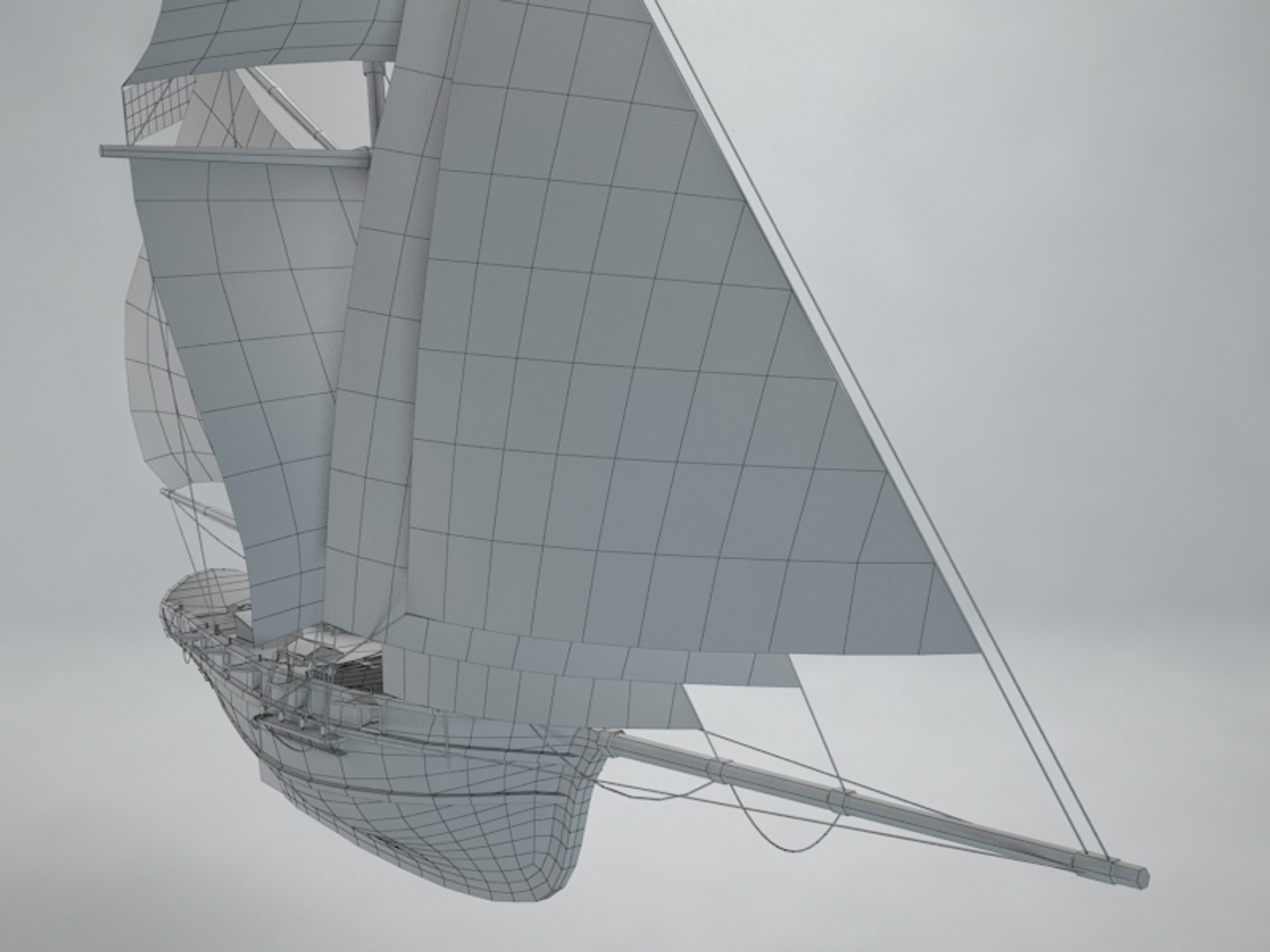 3D Model Ship Cutter - TurboSquid 1244333