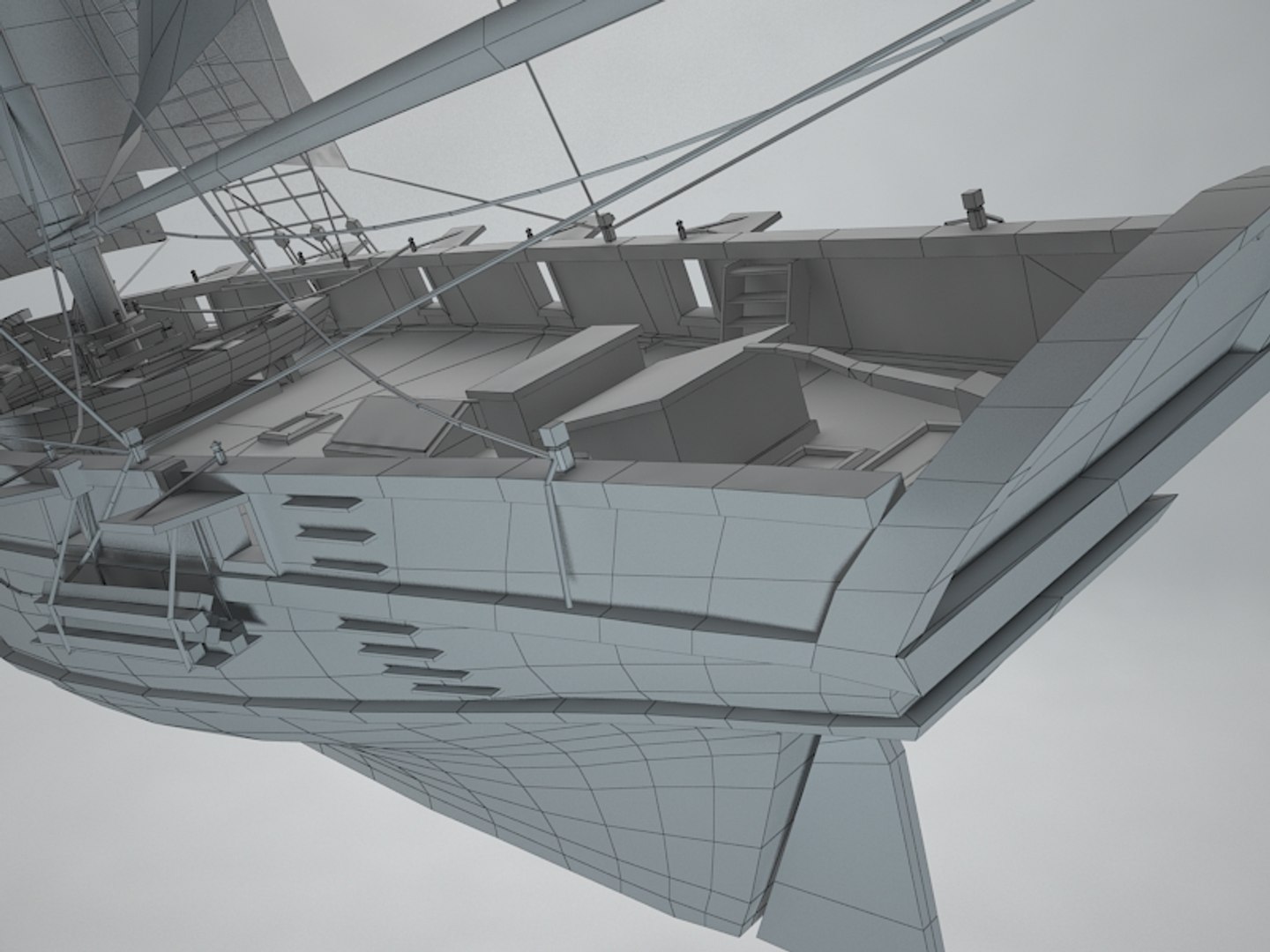 3D Model Ship Cutter - TurboSquid 1244333