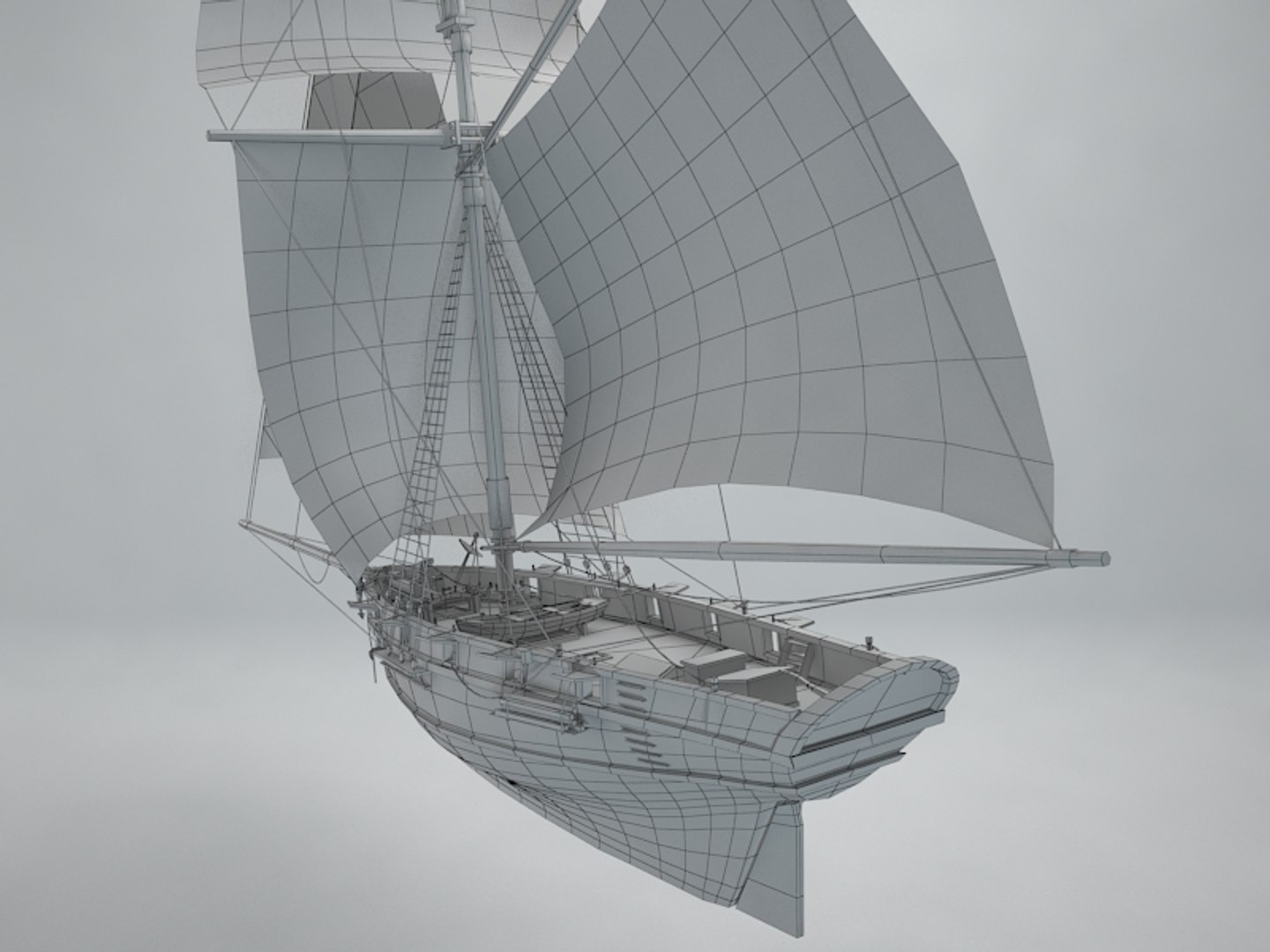 3D Model Ship Cutter - TurboSquid 1244333