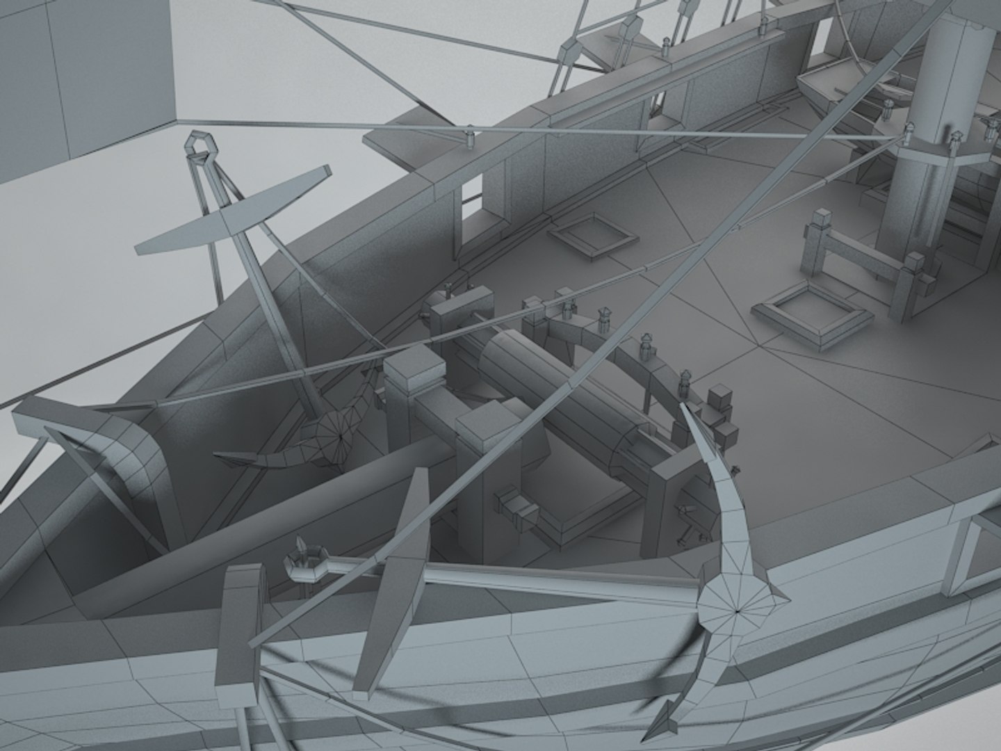 3D Model Ship Cutter - TurboSquid 1244333