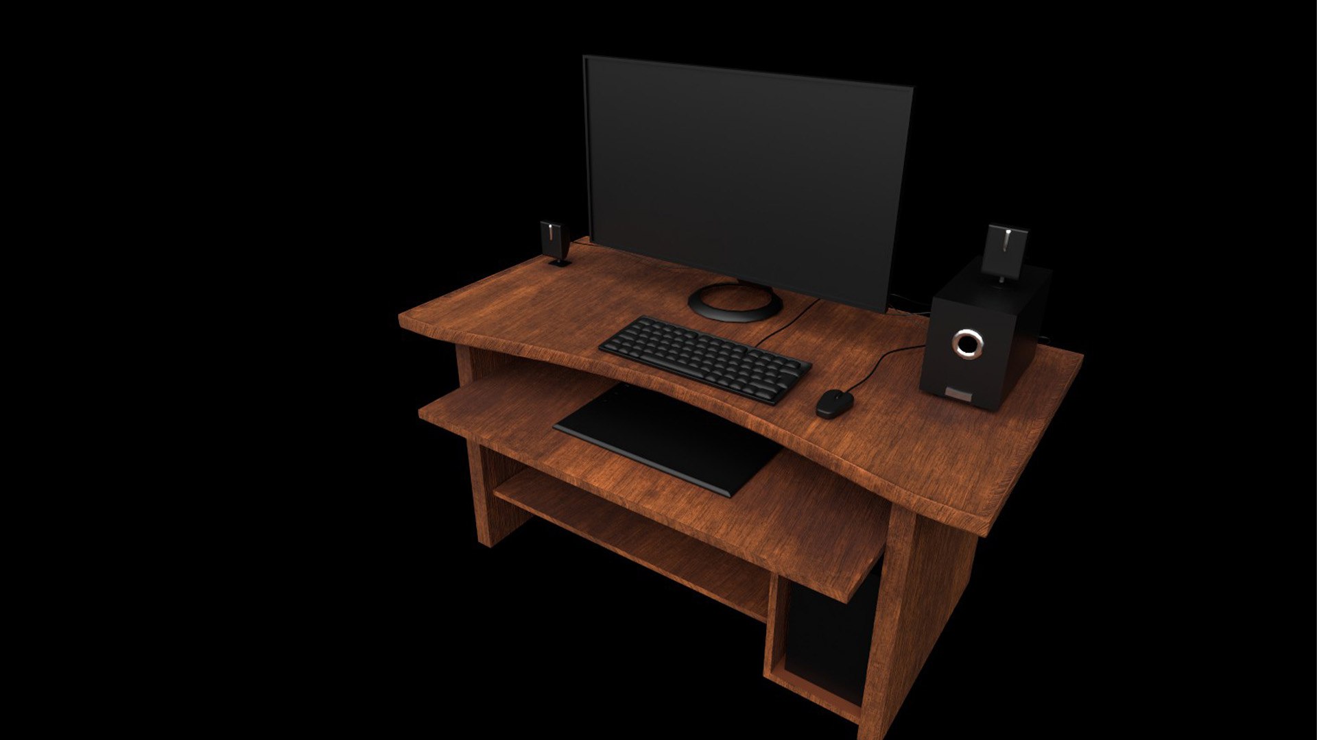 Pc Station 3D Model - TurboSquid 2225384