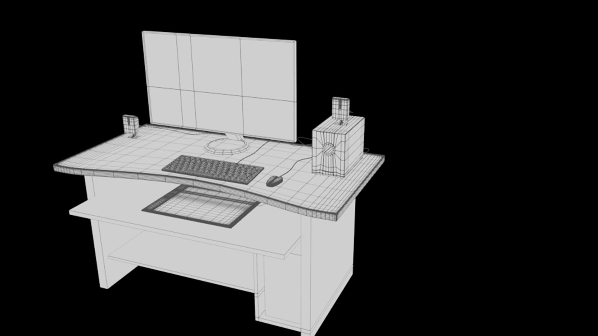Pc Station 3D Model - TurboSquid 2225384