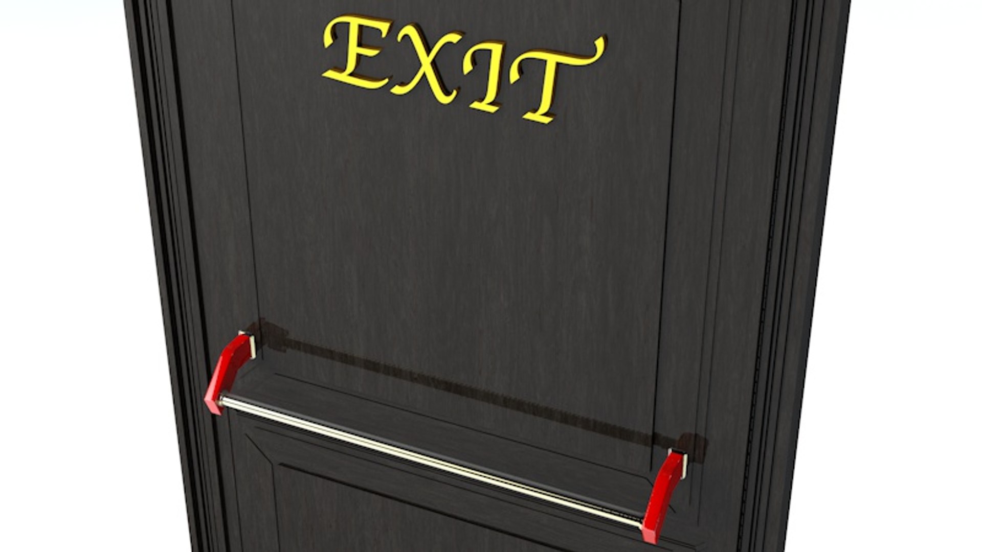 Exit Door 3d Model