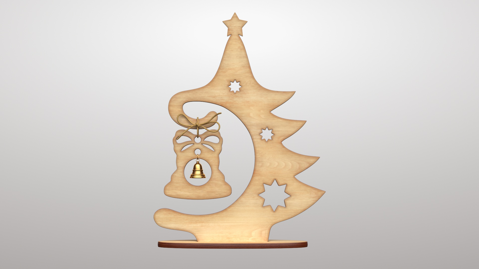 3D Christmas Tree Decor 1v PBR - TurboSquid 2118505