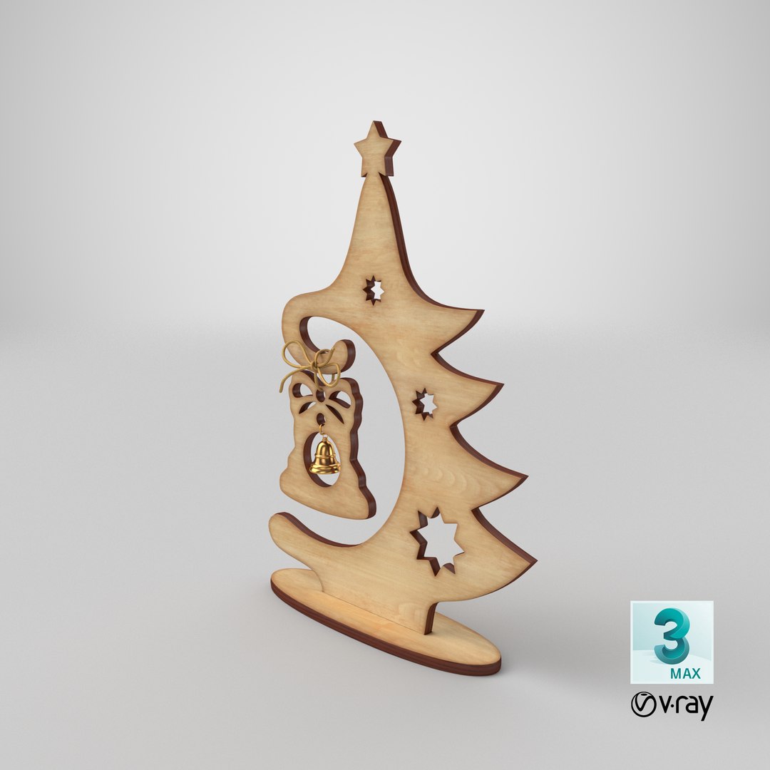 3D Christmas Tree Decor 1v PBR - TurboSquid 2118505