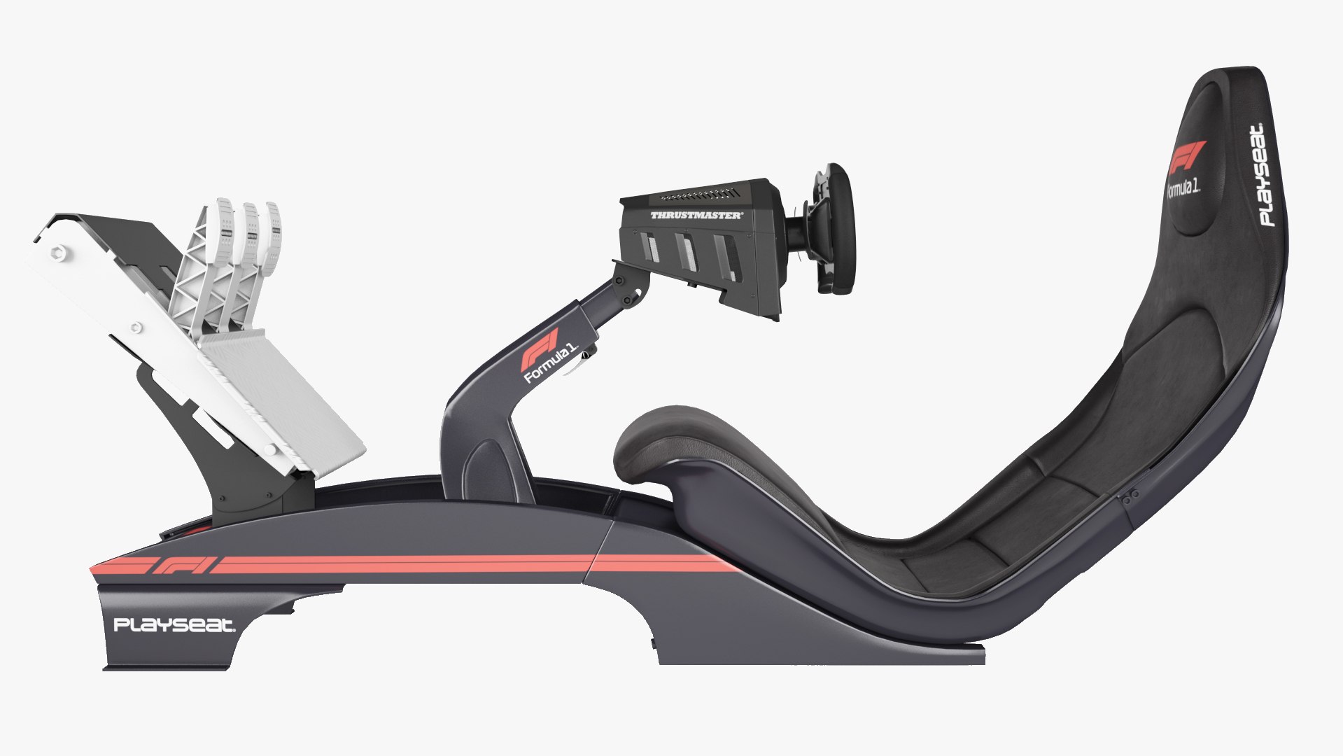 3D Playseat F1 Racing Simulator Seat With 3 Monitors Model - TurboSquid ...