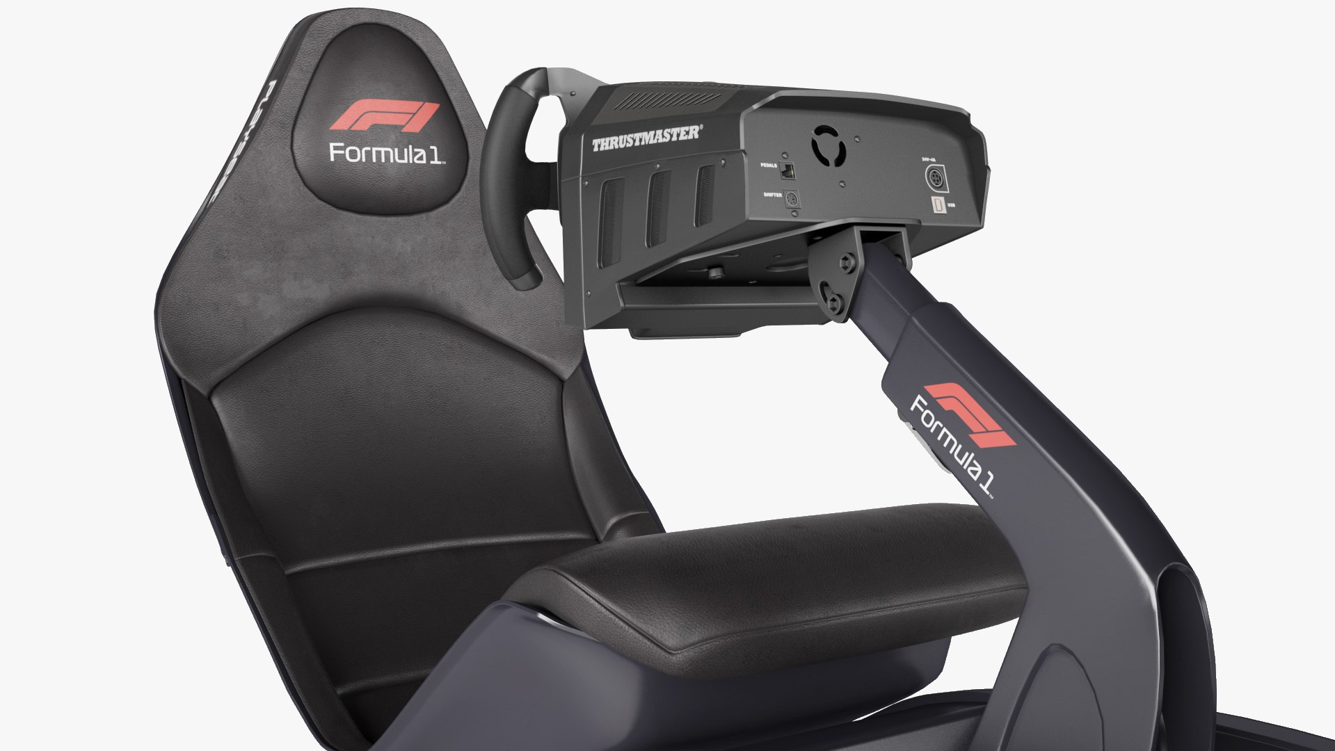 3D Playseat F1 Racing Simulator Seat with 3 Monitors model - TurboSquid ...