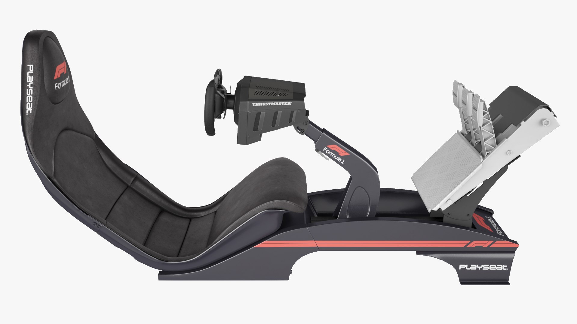 3D Playseat F1 Racing Simulator Seat with 3 Monitors model - TurboSquid ...