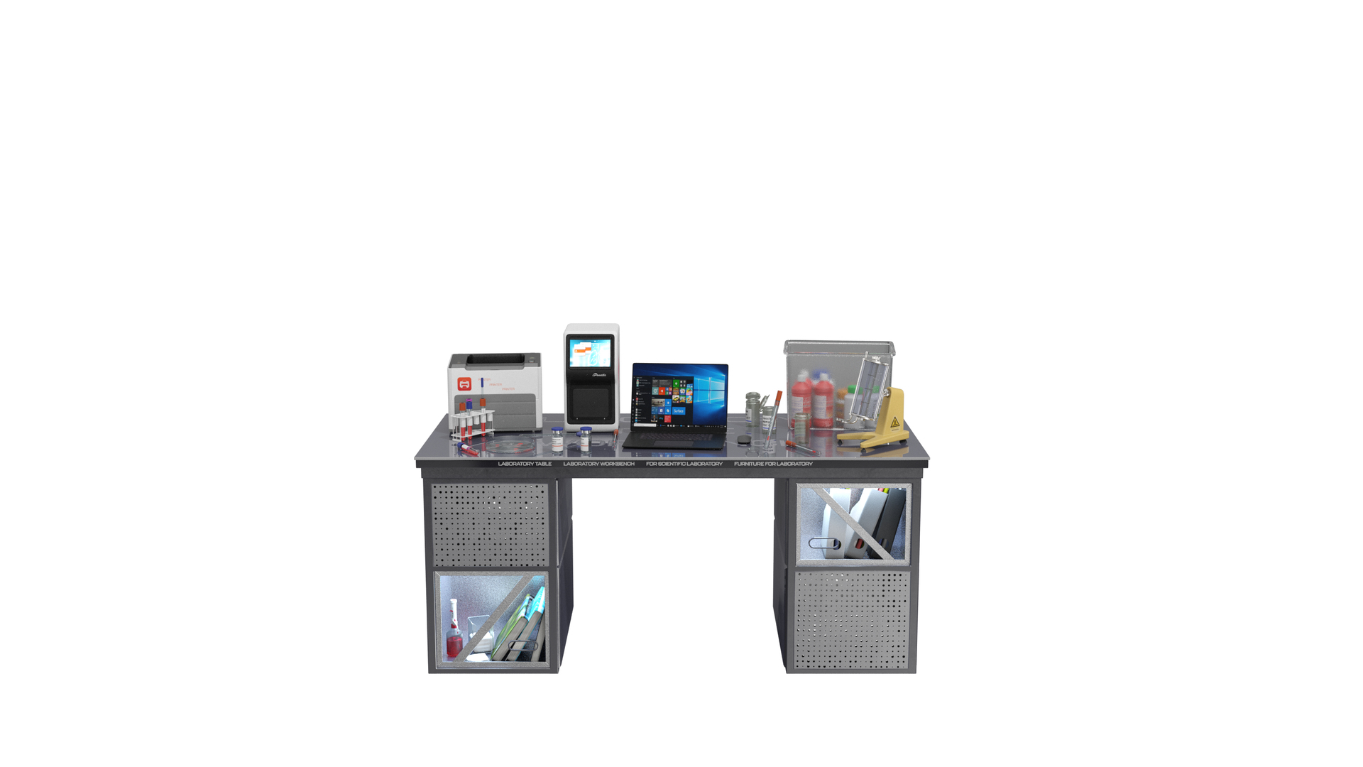 3D Model Lab Workplace Modern 5 - TurboSquid 1746437