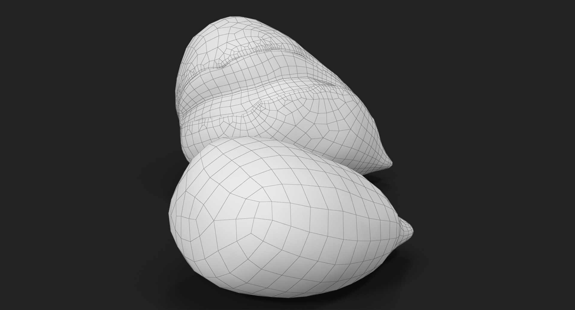 3D popcorn kernels - TurboSquid 1259163