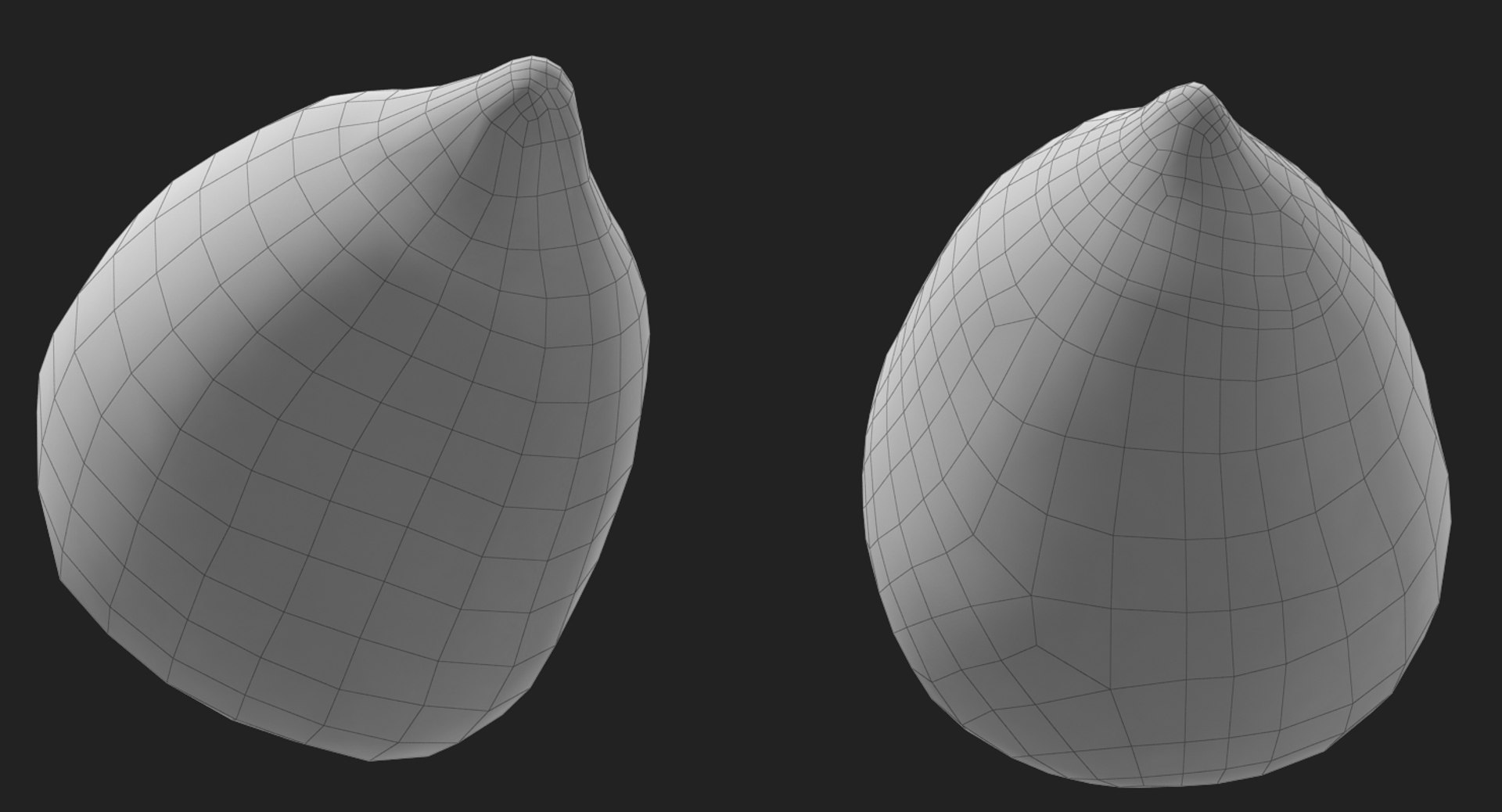 3D popcorn kernels - TurboSquid 1259163