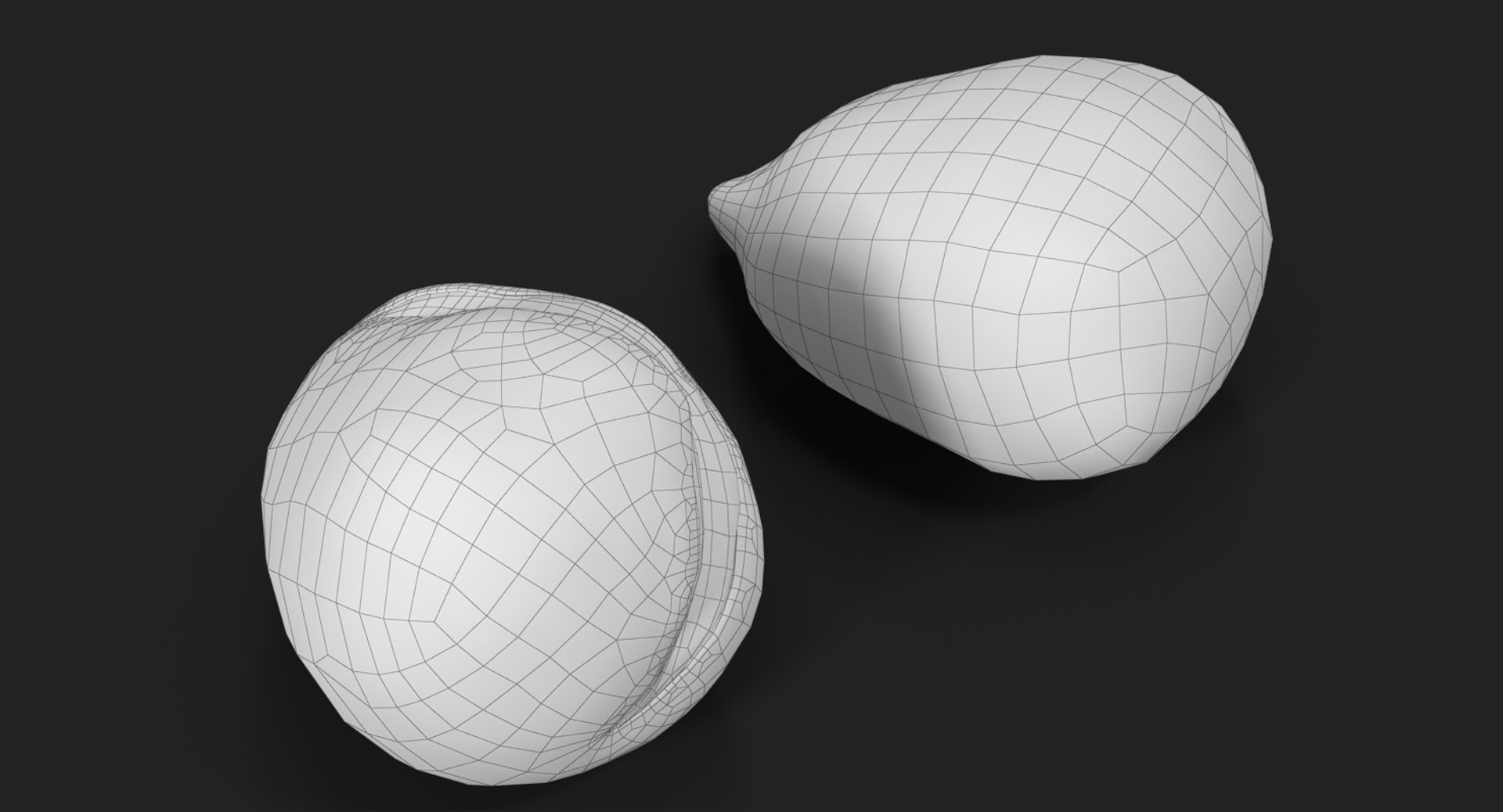 3D popcorn kernels - TurboSquid 1259163