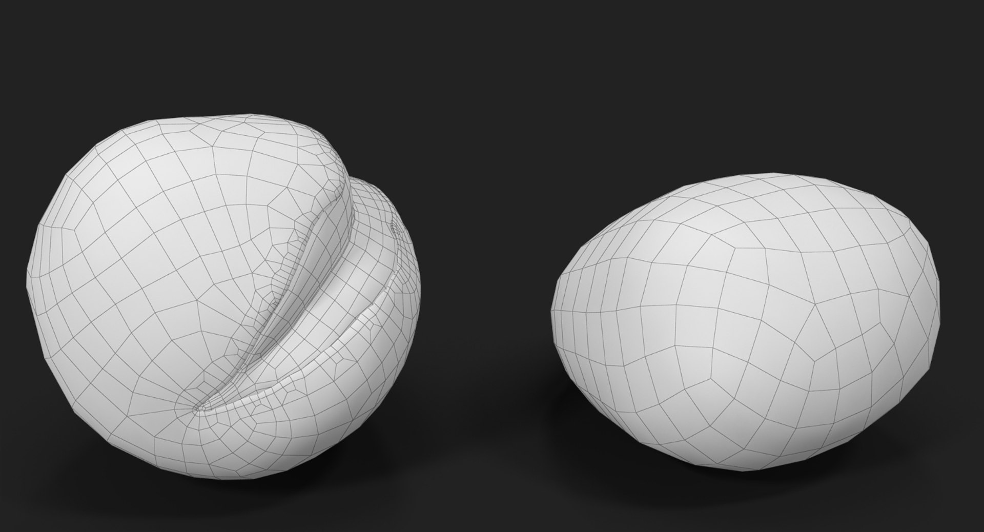 3D popcorn kernels - TurboSquid 1259163