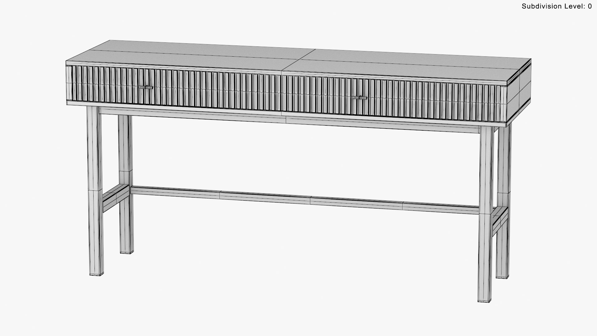 Modern Console Table 3D Model - TurboSquid 2221830